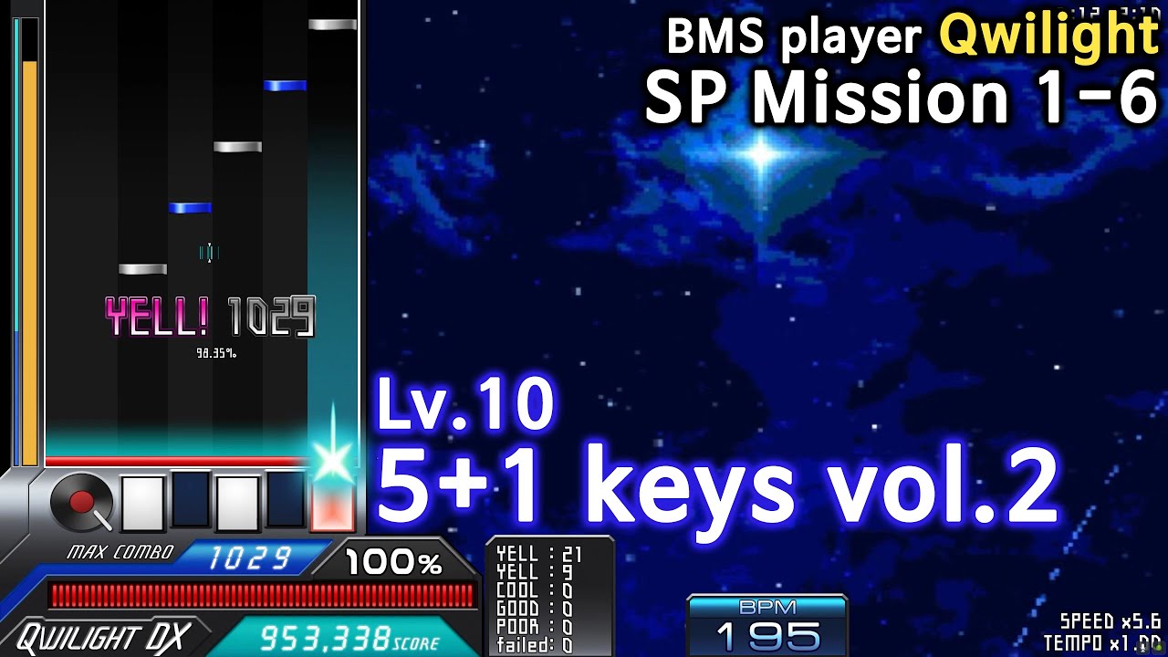 [BMS] Mission 1 - 5+1keys vol.2 - YouTube