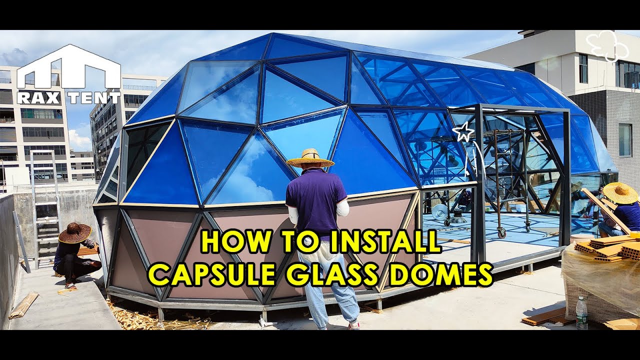 3-Step Guide: Install the Capsule Glass Dome House - YouTube