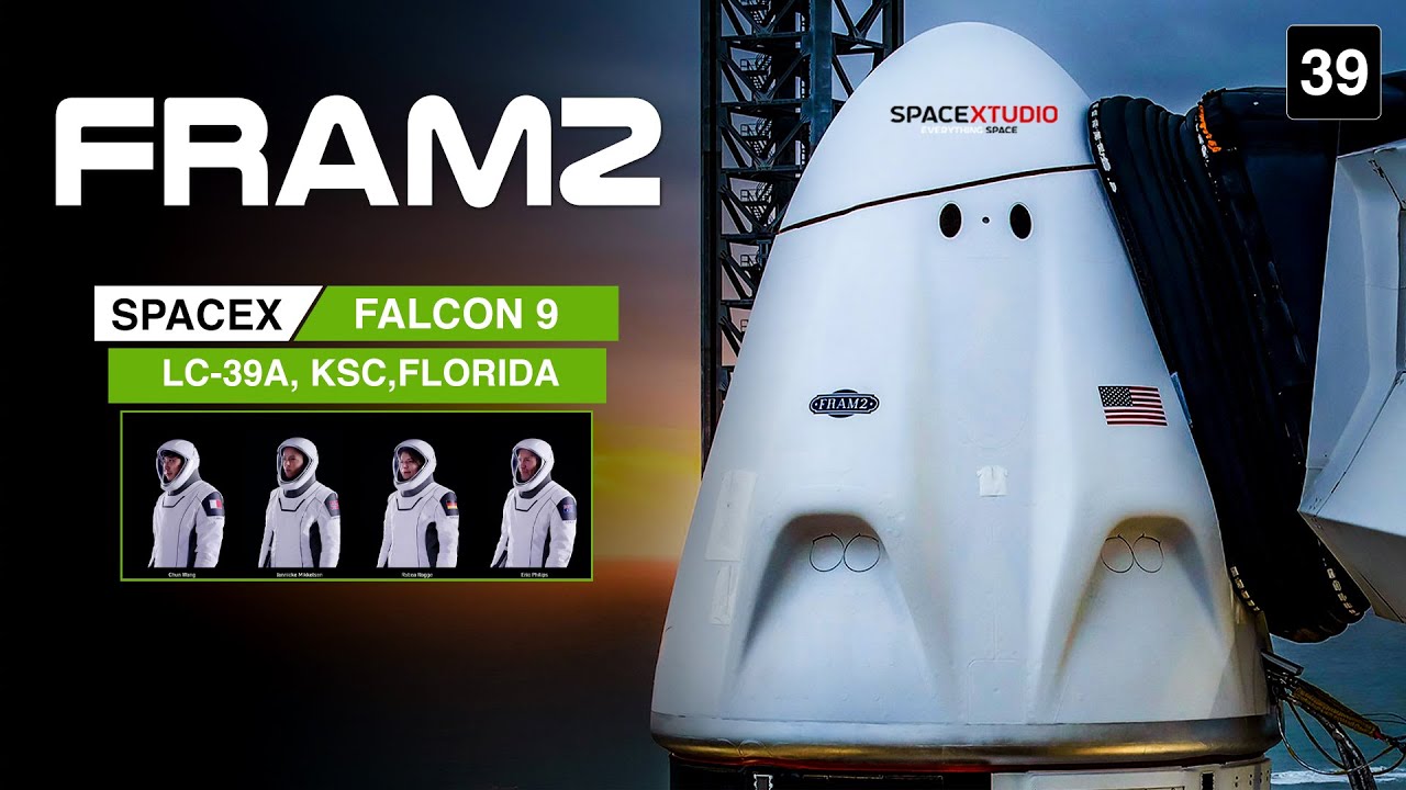 Watch Live: SpaceX Fram2 Mission Launch from LC-39A, Kennedy Space Center, Florida. - YouTube