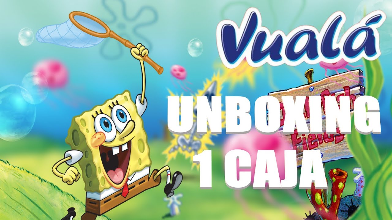 ABRIMOS UNA CAJA COMPLETA DE VUALA SORPRESA BOB ESPONJA 2024 ...