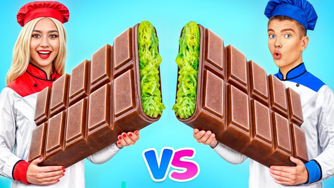 Giant Food Cooking Challenge | Big vs Medium vs Small Plate by YEET ...