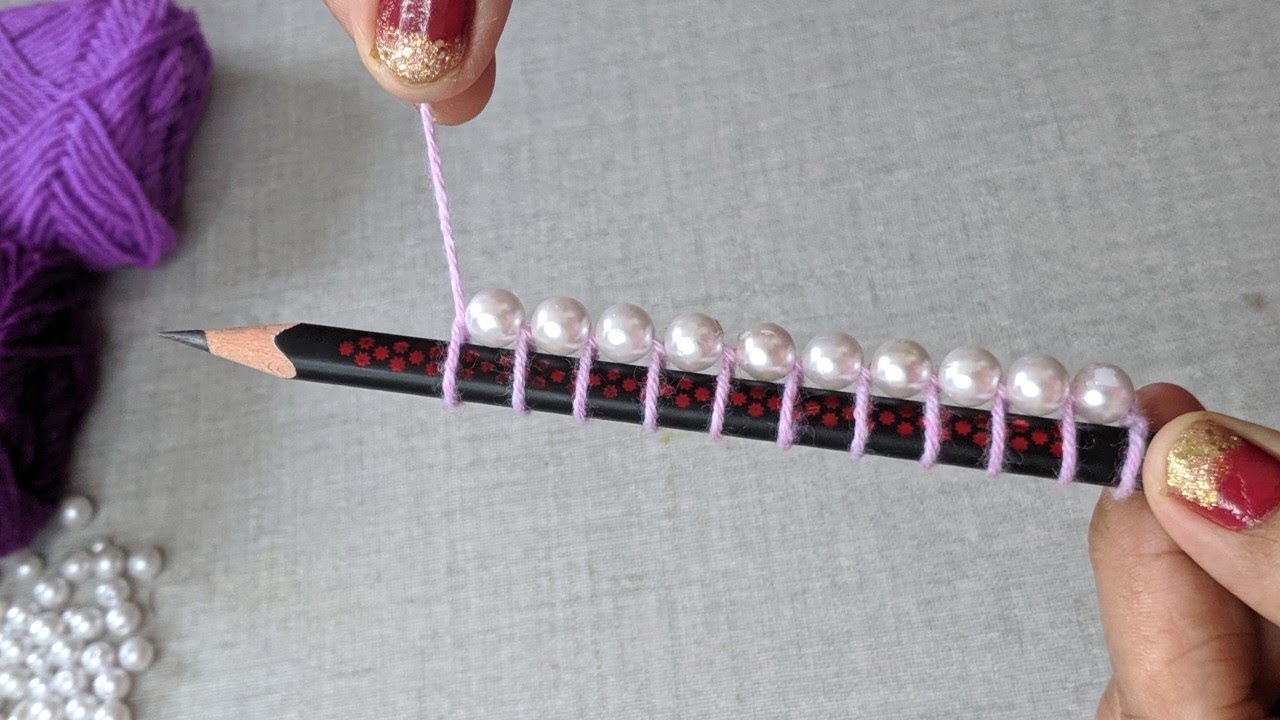 It's so Beautiful. Very Easy Hand Embroidery Flower design idea. Super ...