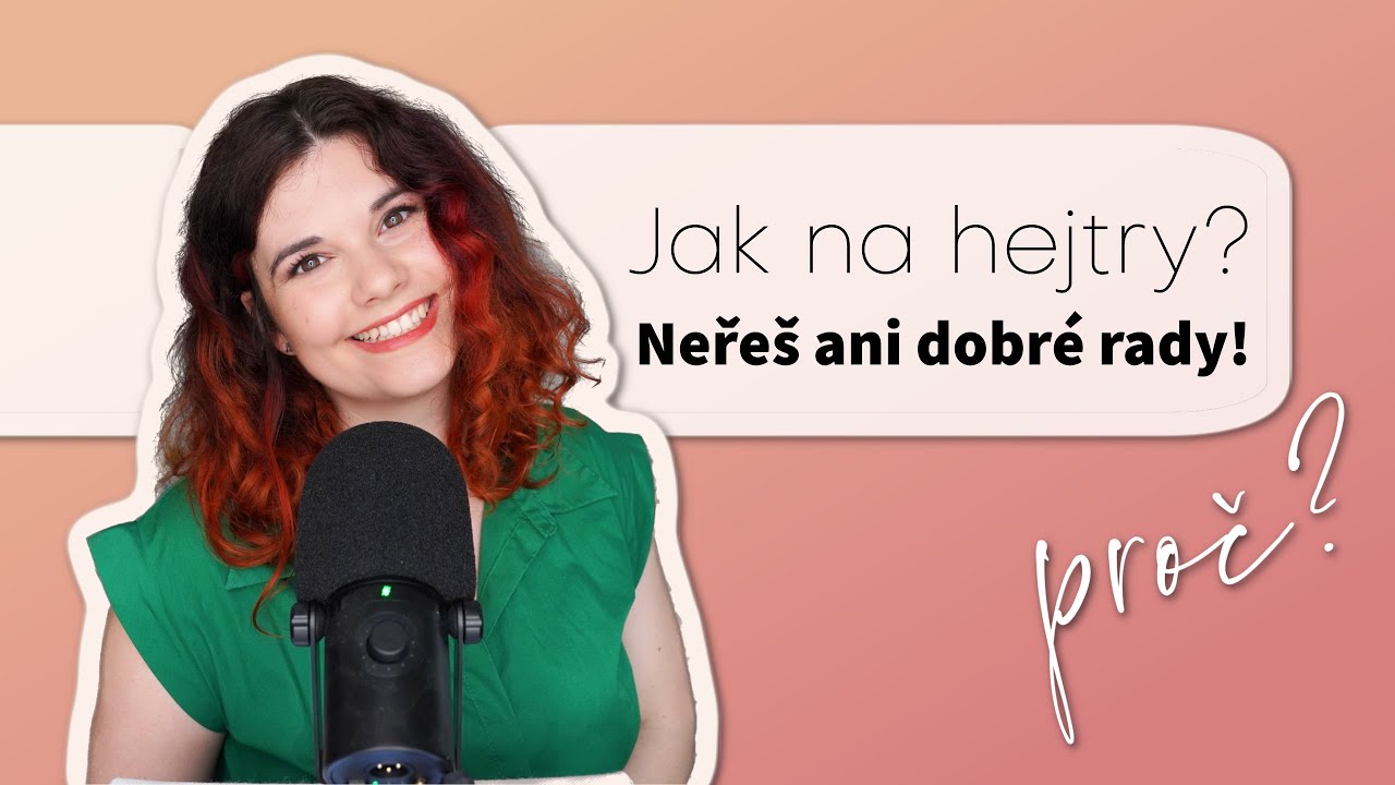 Jak zvládat hejty a nezbláznit se || Kristýna Krčmová - YouTube