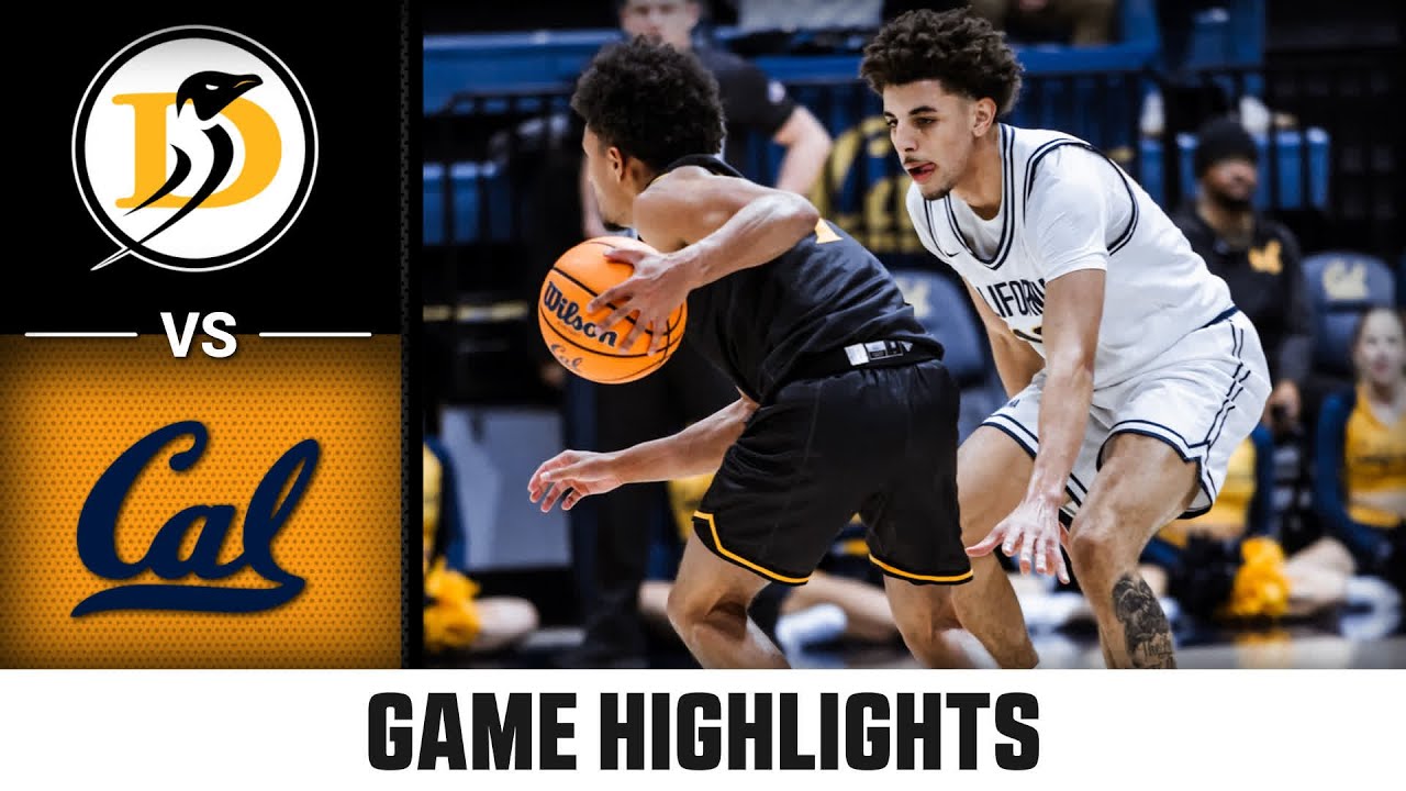 Dominican (CA) vs. Cal Game Highlights | 2025-26 ACC Men's Basketball ...