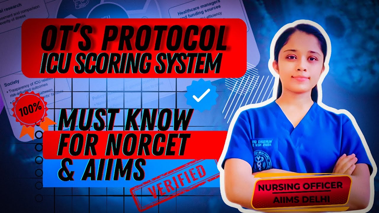 OT's protocols and guidelines for disinfectant and different scoring ...