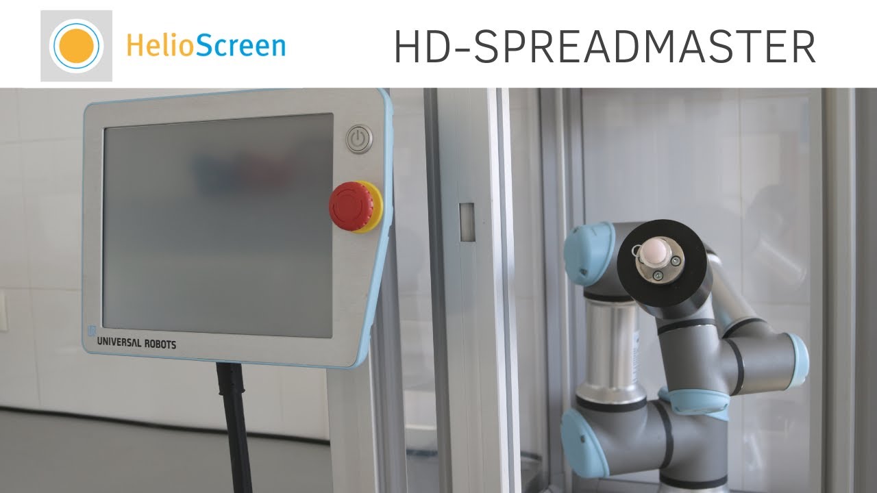 HD-SPREADMASTER for robotic application - HelioScreen - YouTube
