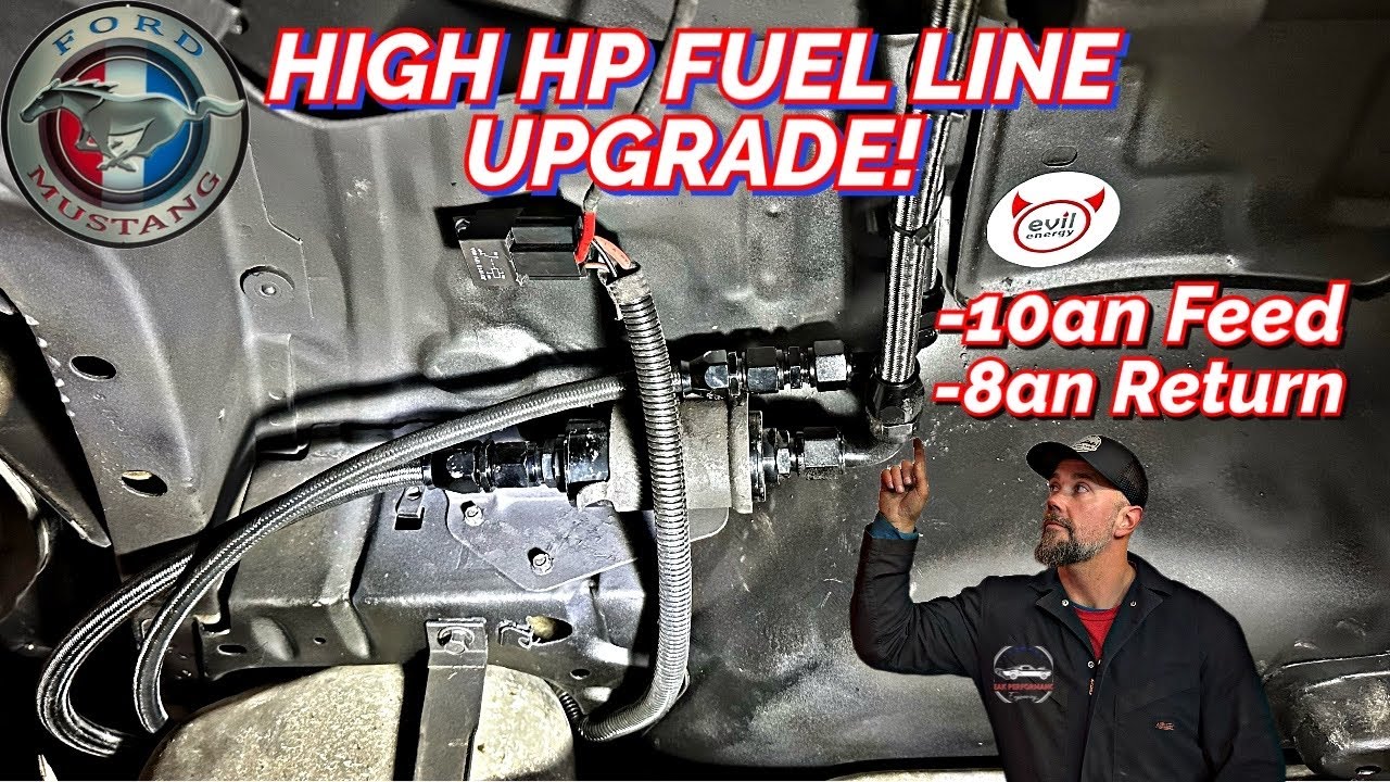 79-04 Mustang fuel line upgrade: -10an feed and -8an return - Evil ...