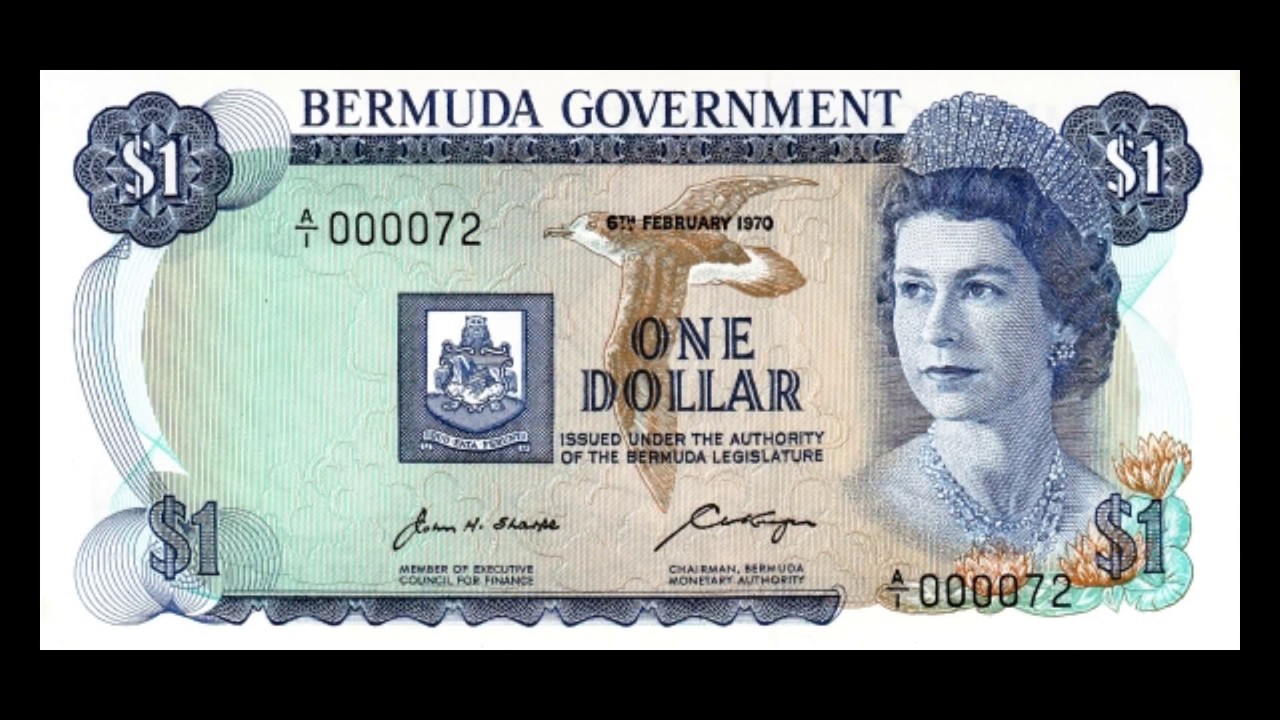 All Bermudian Dollar Banknotes - 1970 Issue - YouTube