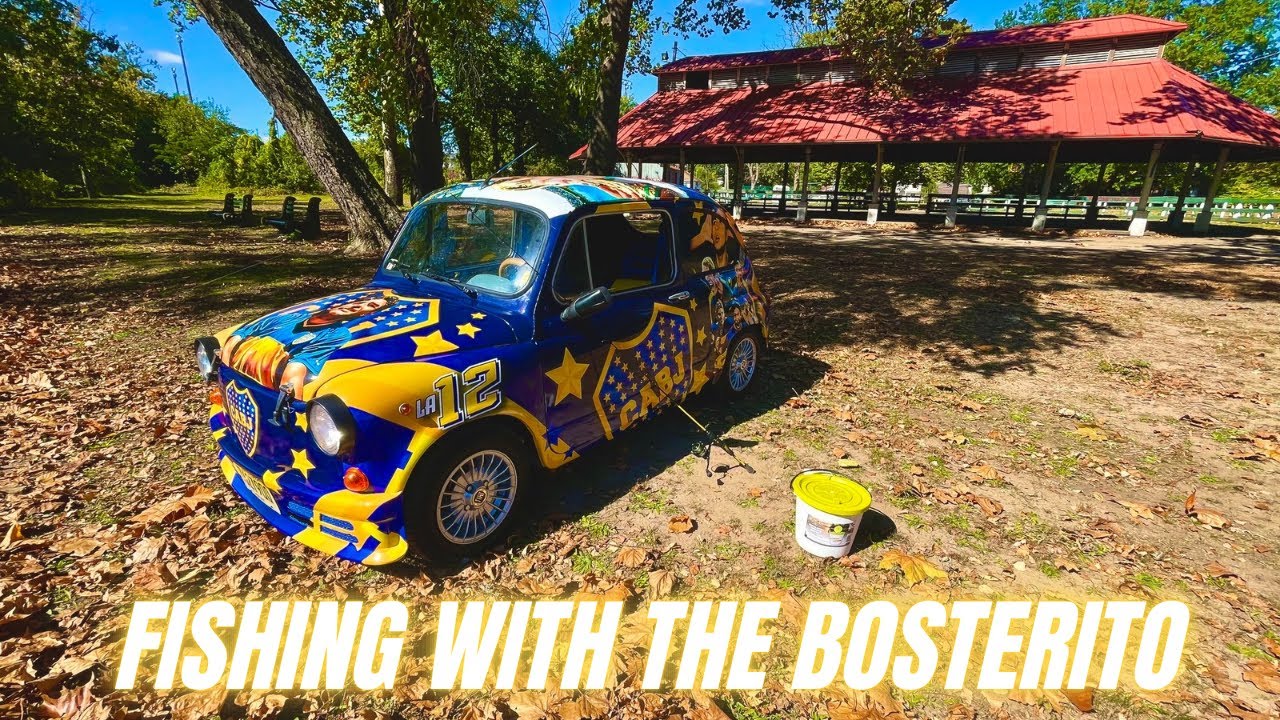 A Day of Fishing in my Bosterito Fiat 600R 1974 #fishing #fiat600 # ...