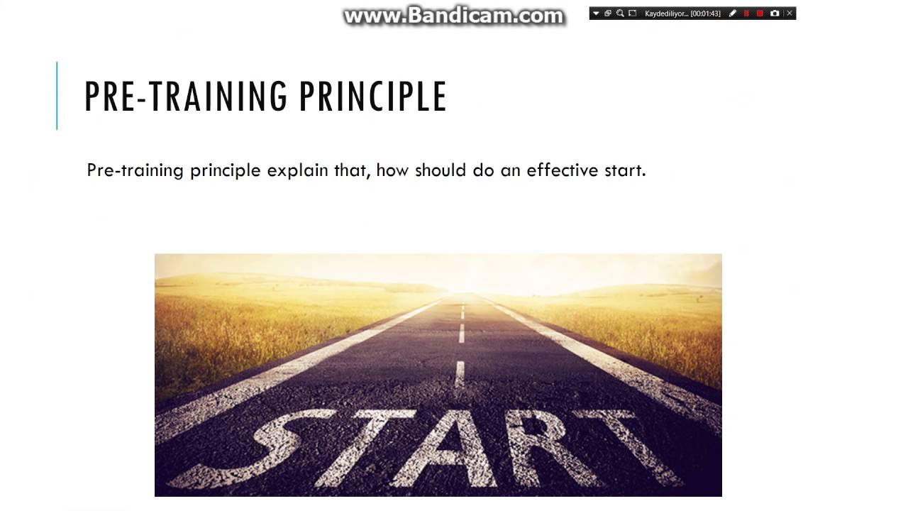 Pre-Training Principle - YouTube