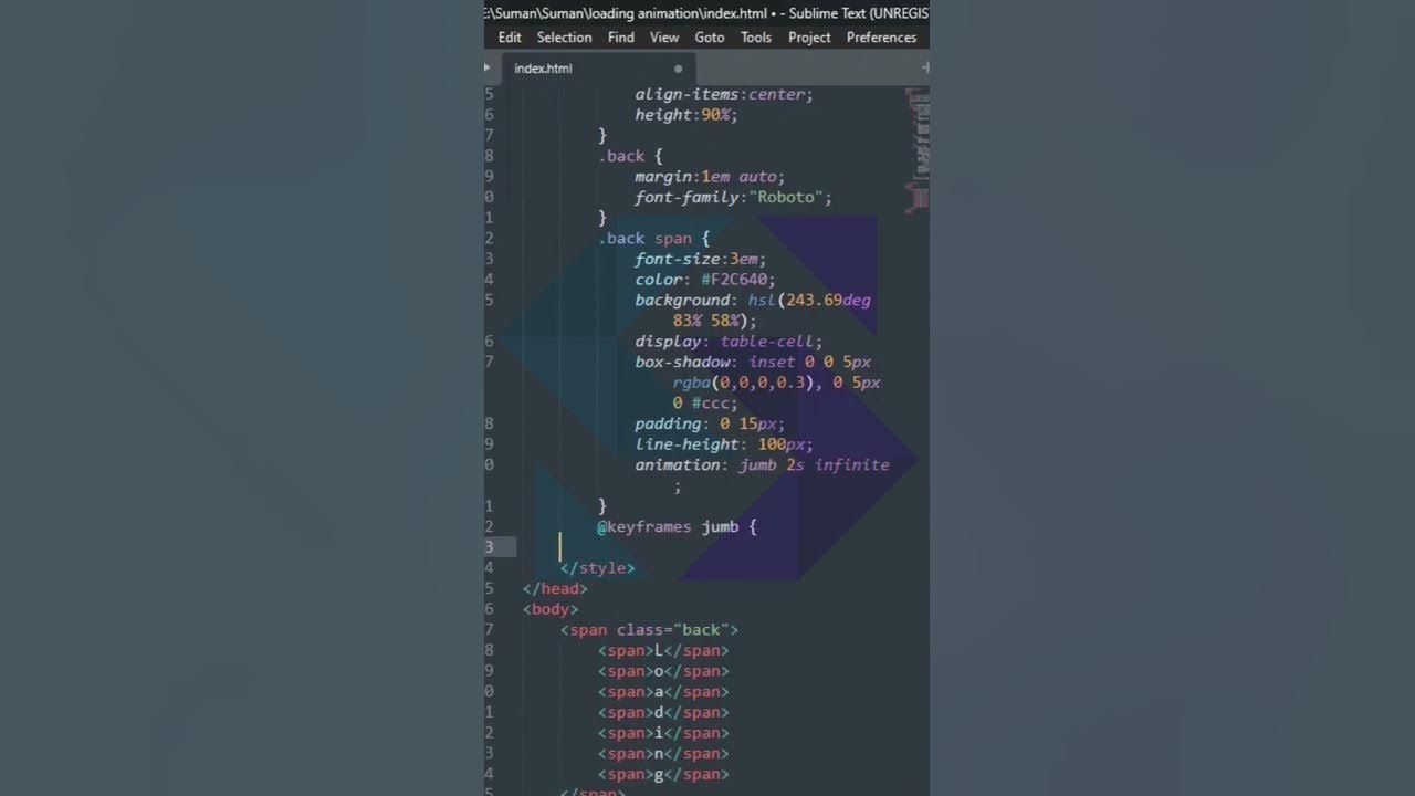 Loading Animation Html Css Animation Shortvideo Viral Coding Htmlcss Cssanimation