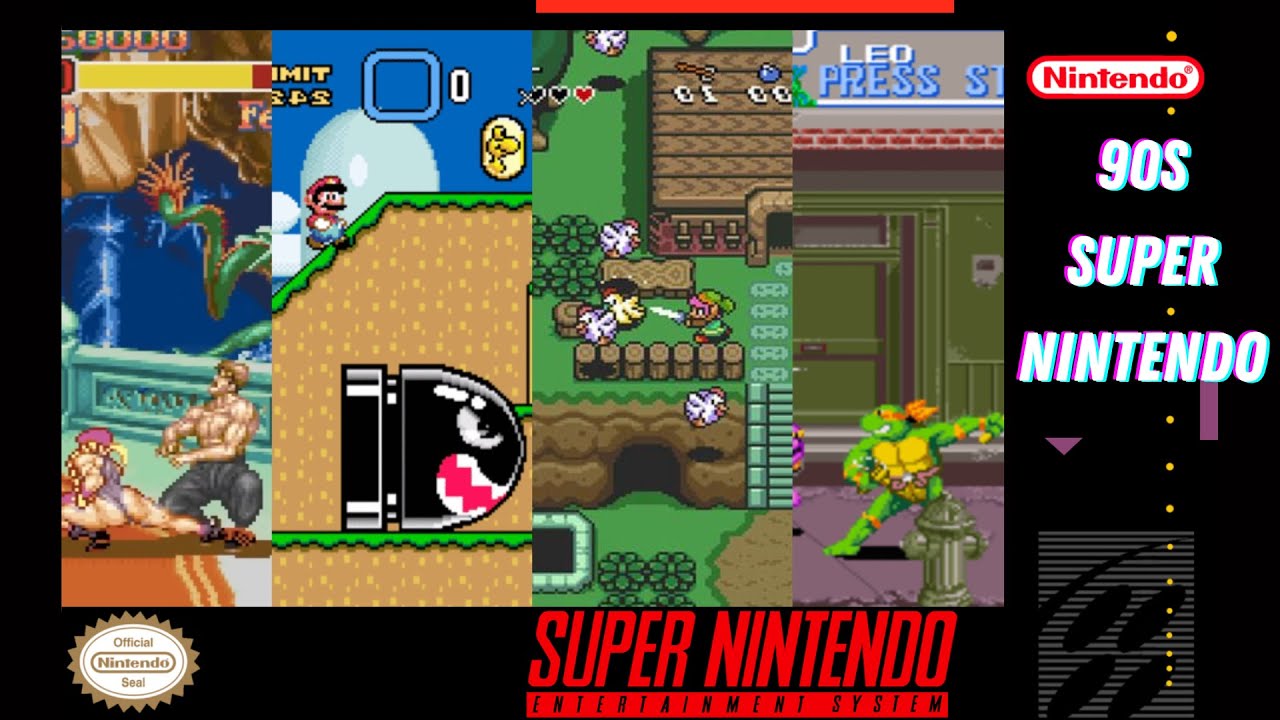 Super Nintendo Games from the 90s - Nostalgic Music Video - YouTube