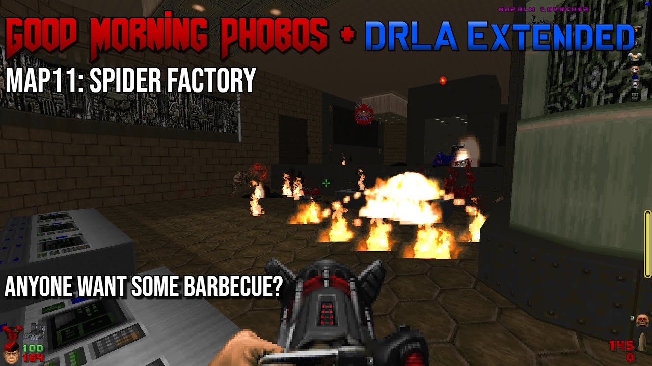 Doom 2 | Good Morning Phobos + DRLA Ex | Map11: Spider Factory - YouTube