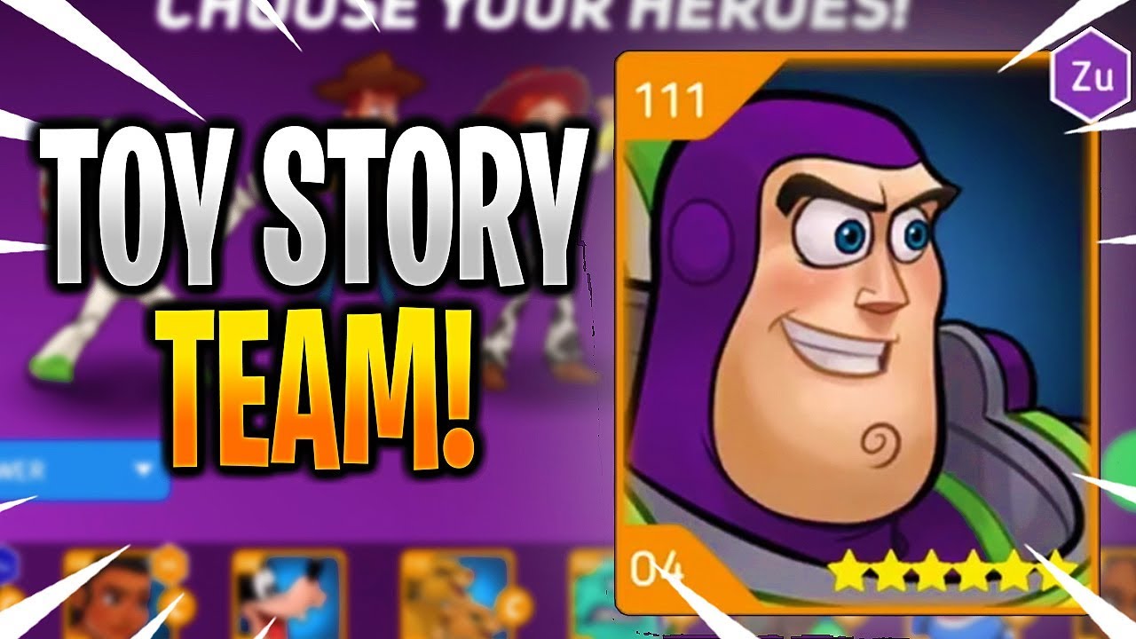 *NEW* Full Toy Story Team Gameplay! - Disney Heroes: Battle Mode - YouTube