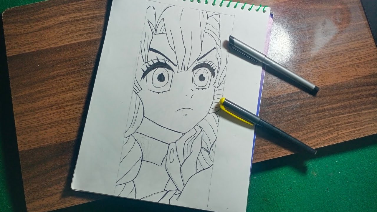 Speed Line Art -Misturi Kanroji [Demon Slayer] - YouTube