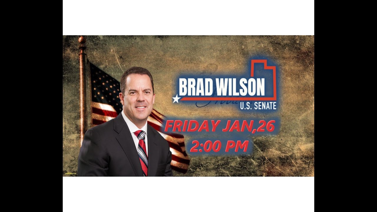 Brad Wilson running for US Senate - YouTube