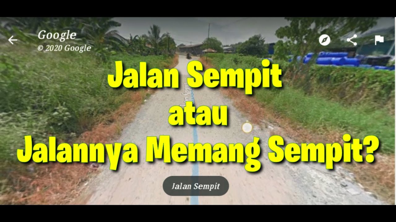 JALAN SEMPIT | Jalan Yang Sering Menjadi Igauan Pemandu Teksi,Grab ...
