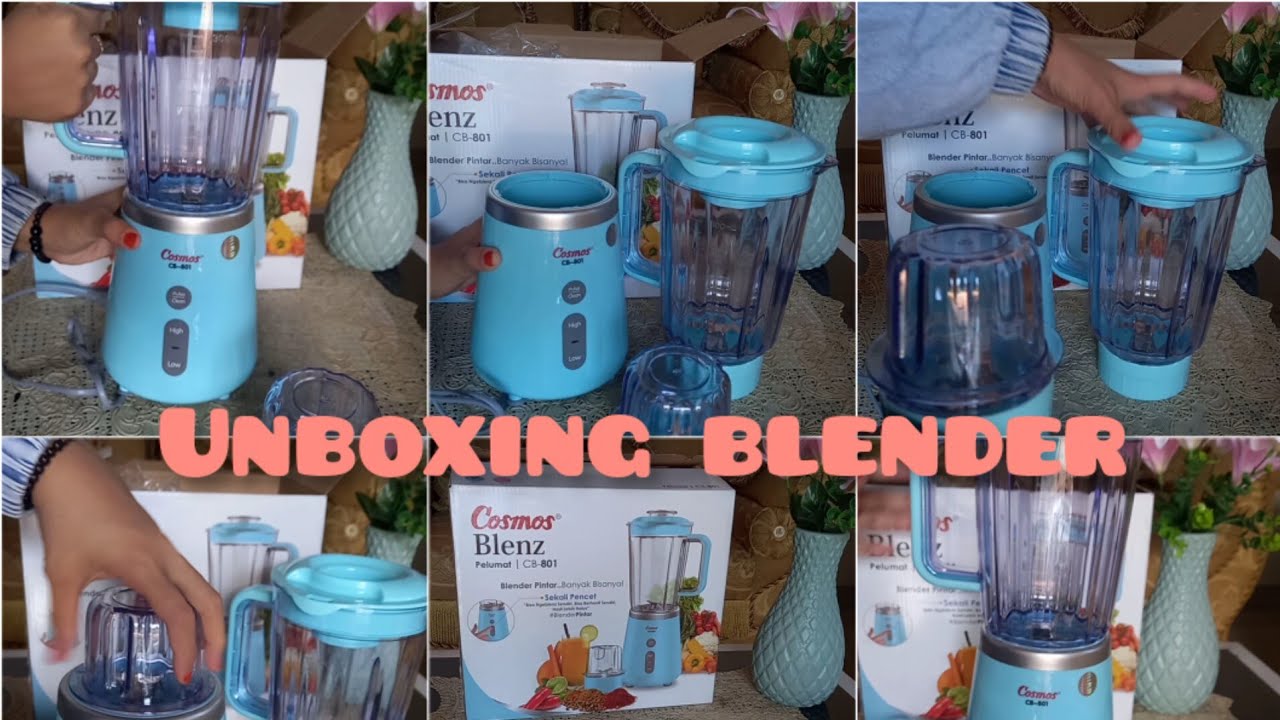 unboxing blender cosmos cb-801 - YouTube