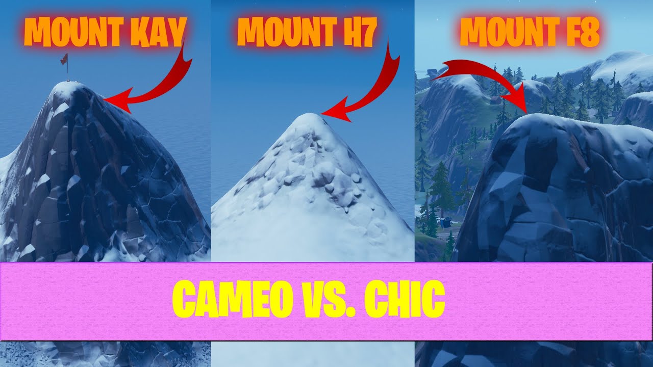 Dance at the top of the Mount H7, Mount F8, and Mount Kay - Locations ...