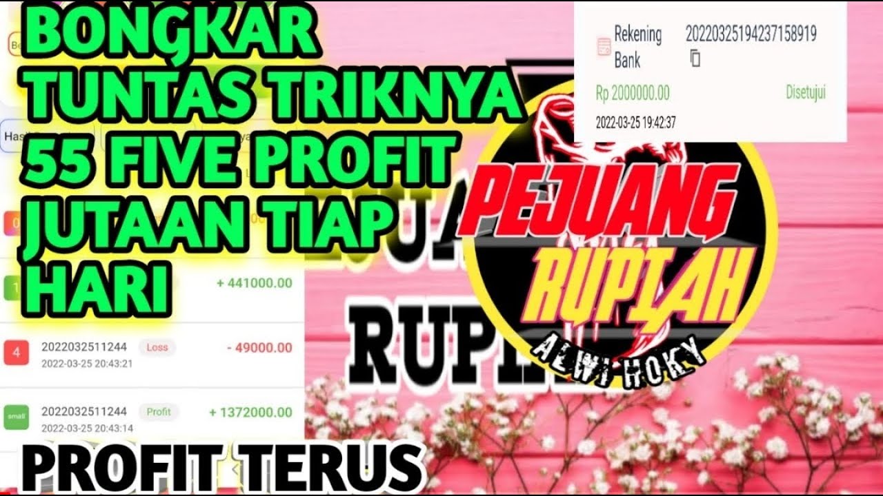 trik & rumus 55five 2022 profit jutaan tiap hari #55five #55wealth ...