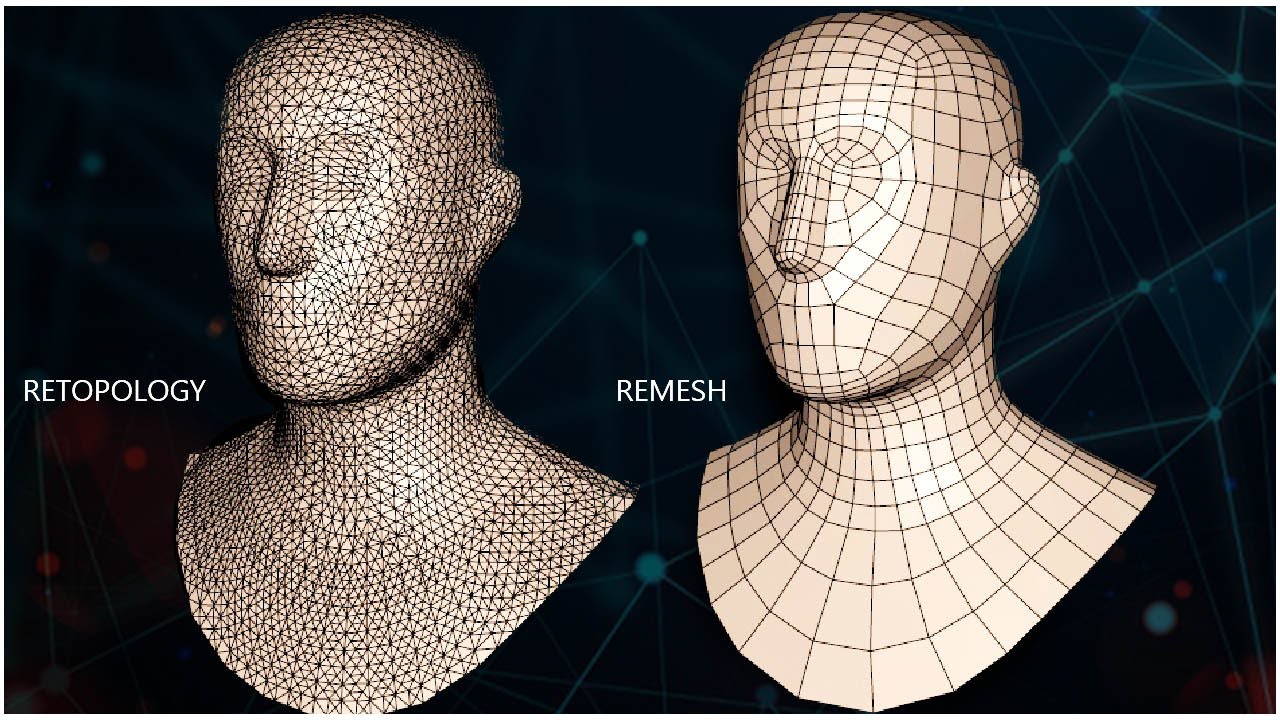 Step-by-Step Guide to Remeshing and Retopologizing - YouTube
