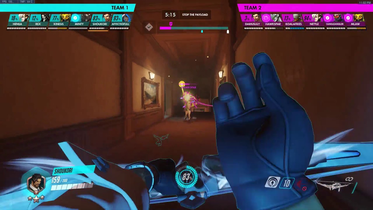 Mediocre Hanzo defeats ulting Genji - YouTube