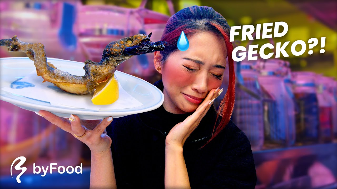 Eating Fried Gecko & WILD Meats in Tokyo!! Dare to Try?! - YouTube