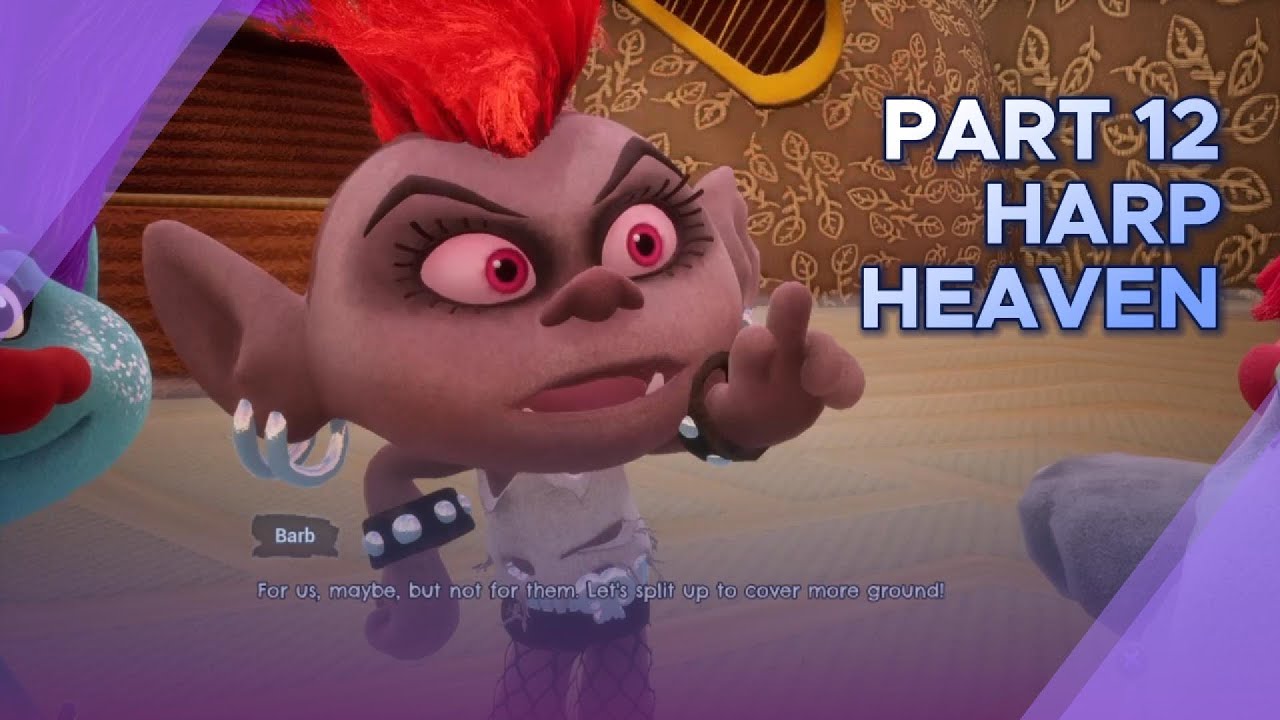 Trolls Remix Rescue Gameplay Walkthrough part 12 harp heaven featuring ...