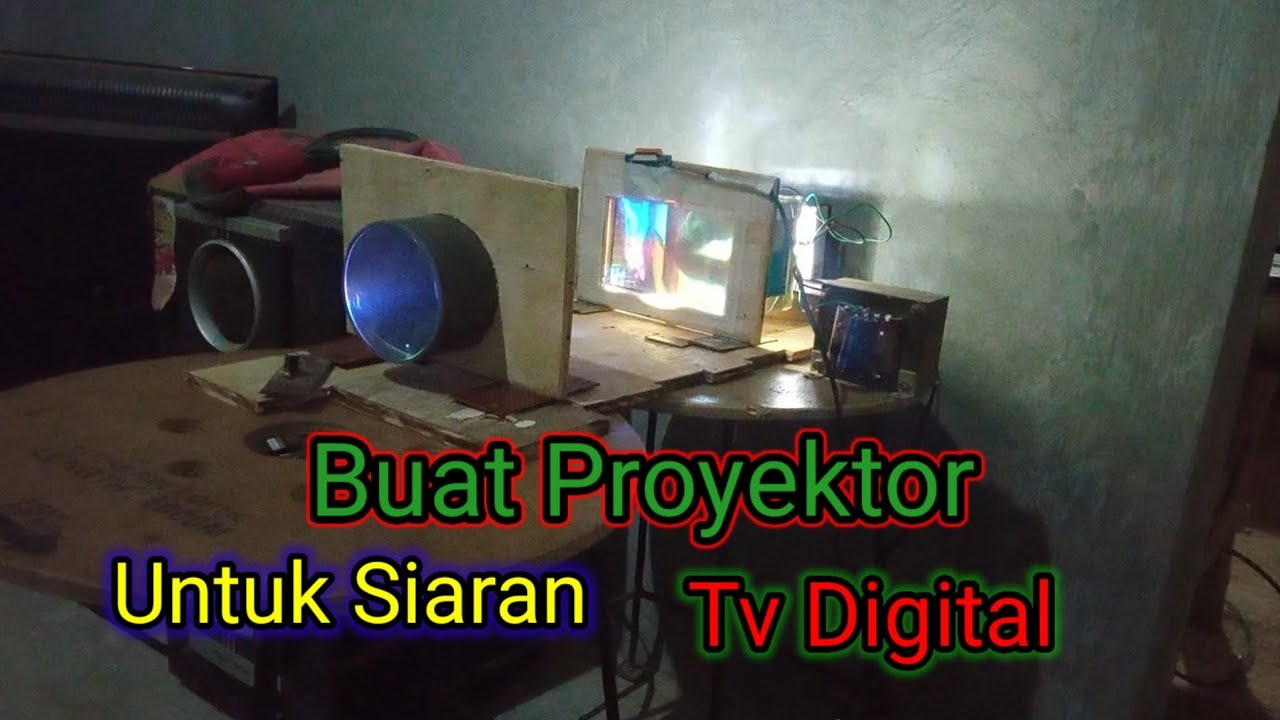 Membuat proyektor untuk siaran tv digital - YouTube
