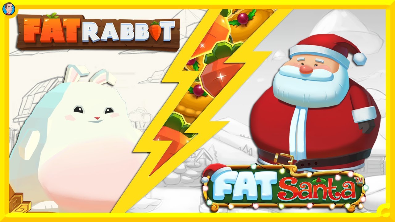 🐰 FAT RABBIT vs FAT SANTA 🎅🏻Slot Battle!! - YouTube