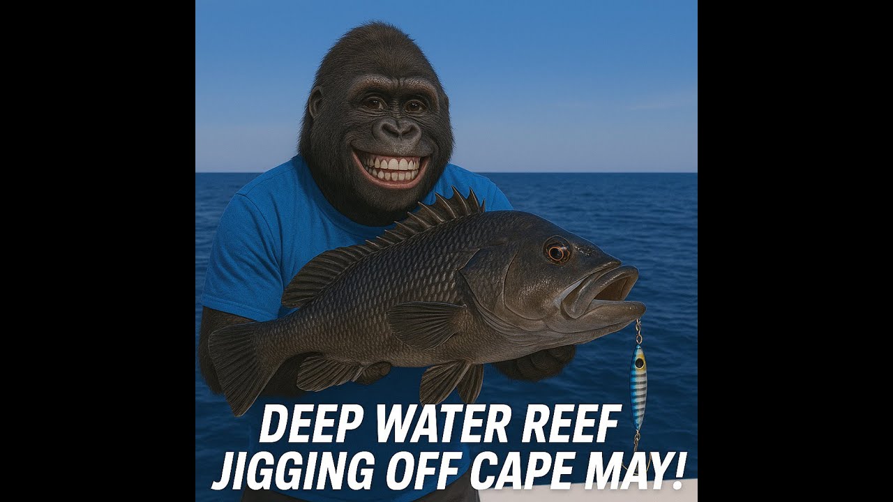 Epic Sea Bass Fishing on a 31' Bertram | Deep Water Reef Jigging off ...