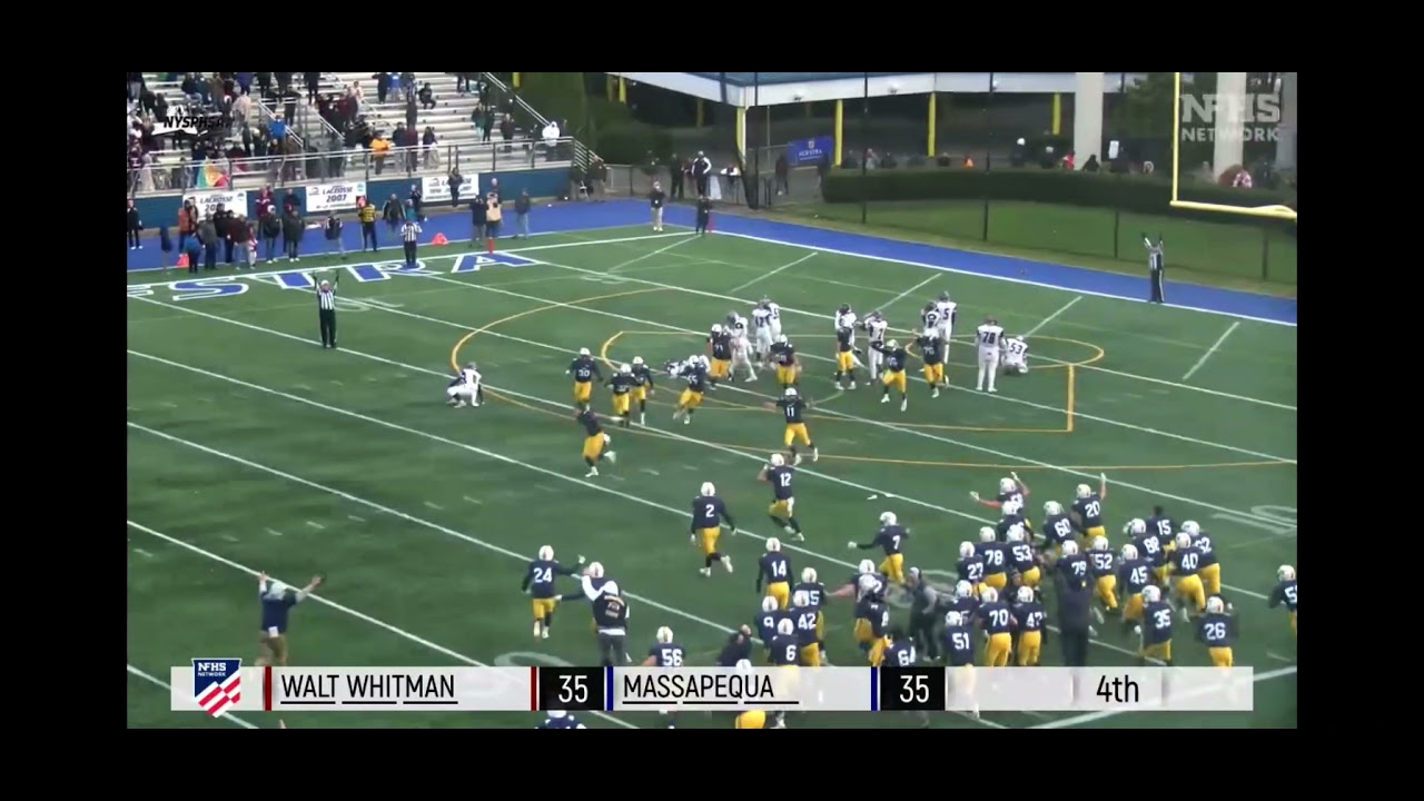 Massapequa High School Wins Football Long Island Championship! 11/26/21 ...
