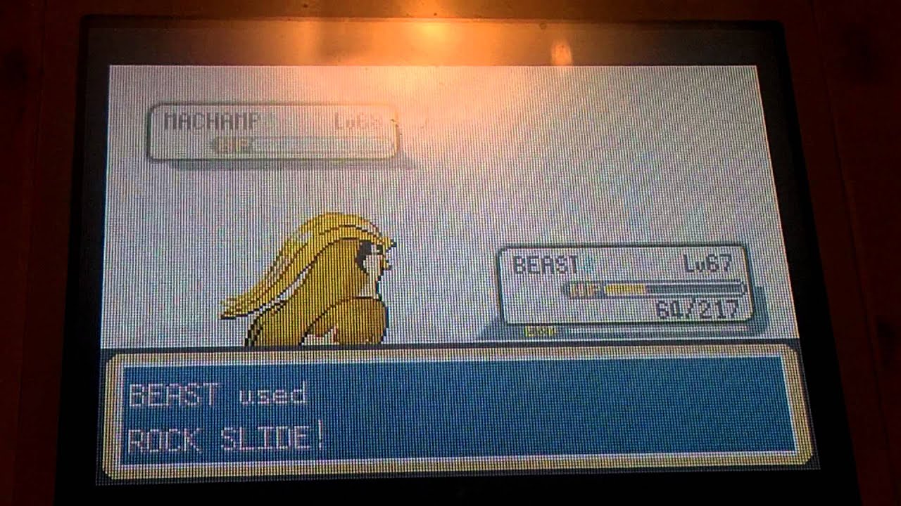 Pokémon fire red elite four part 2 Bruno - YouTube