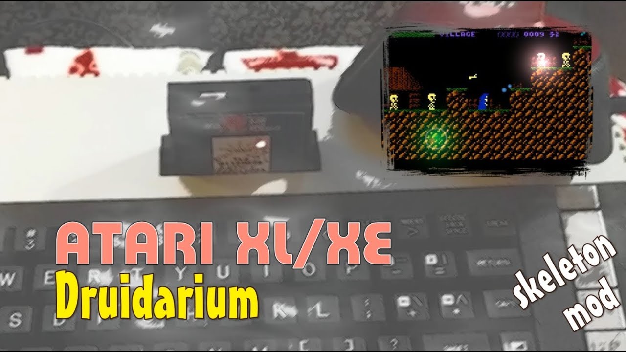 Atari XL/XE -=Druidarium=- skeleton mod - YouTube