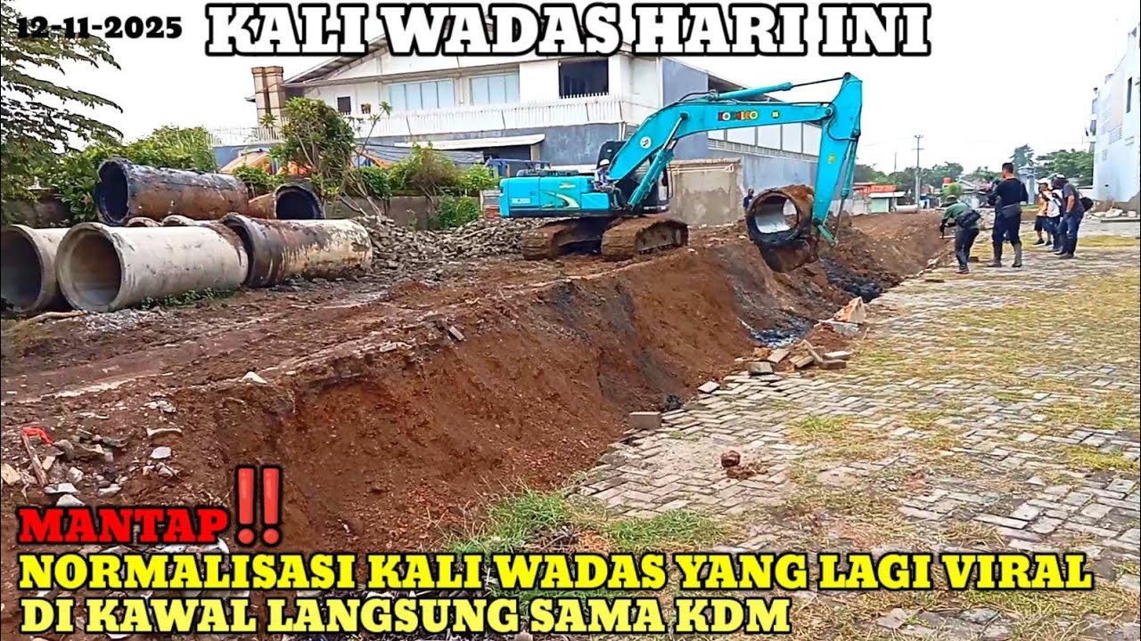 NORMALISASI KALI WADAS YANG LAGI VIRAL DI KARAWANG‼️DIKAWAL LANGSUNG ...