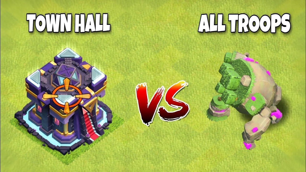 Max Town Hall 15 Vs All max Troops- Clash of Clans - YouTube