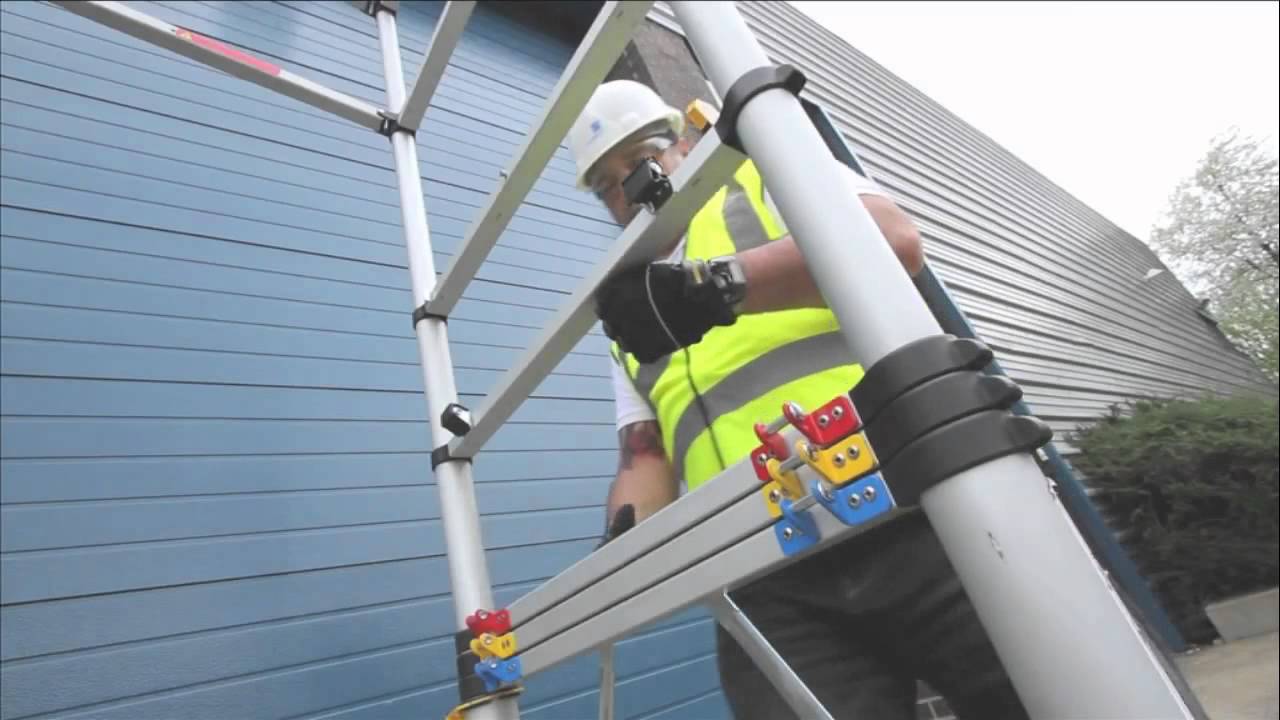 Teletower telescopic tower - YouTube