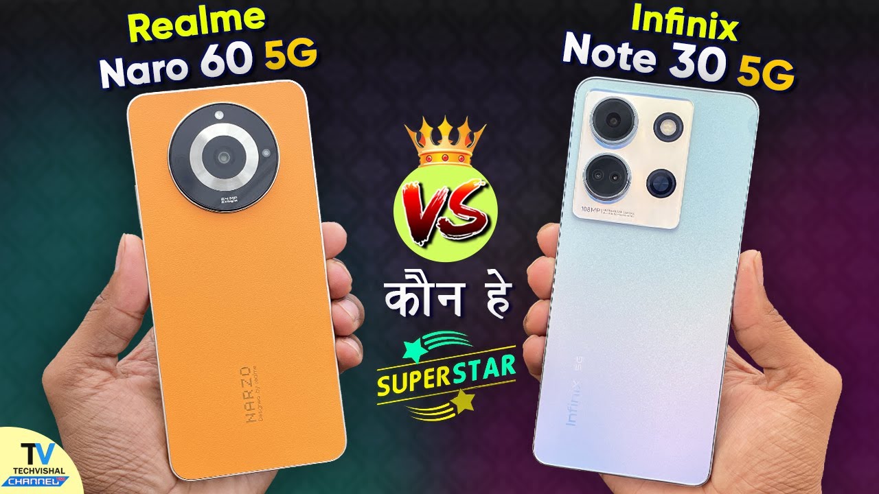 Realme Narzo 60 vs Infinix Note 30 5g Camera Test, Speed Test Which is ...