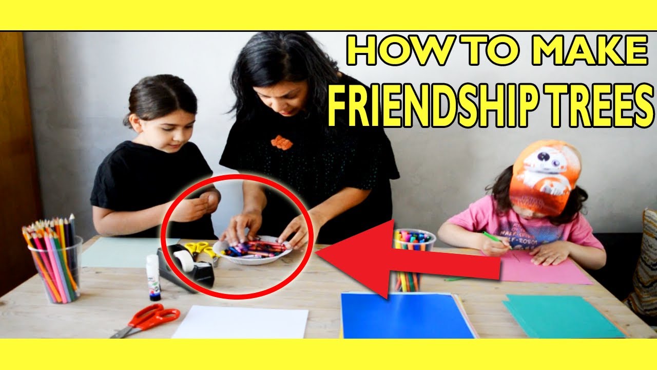 HOW TO MAKE A FRIENDSHIP TREE - YouTube
