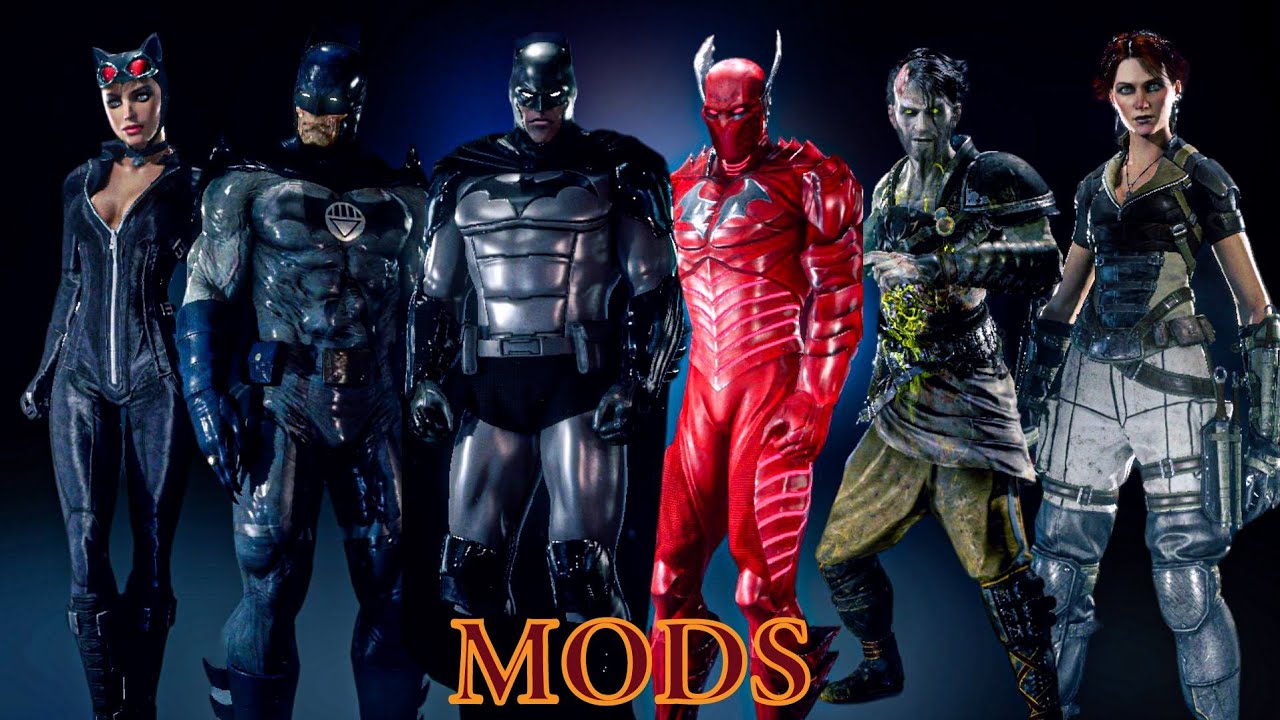 New Arkham Knight Mod Suit Ups & Assassin's Skin Pack Showcase Combat ...