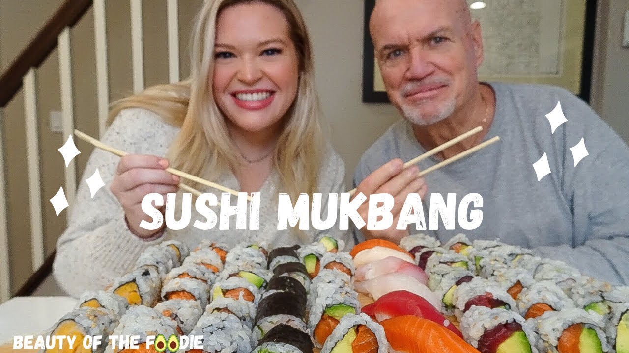EPIC SUSHI MUKBANG! (with my Dad) - YouTube