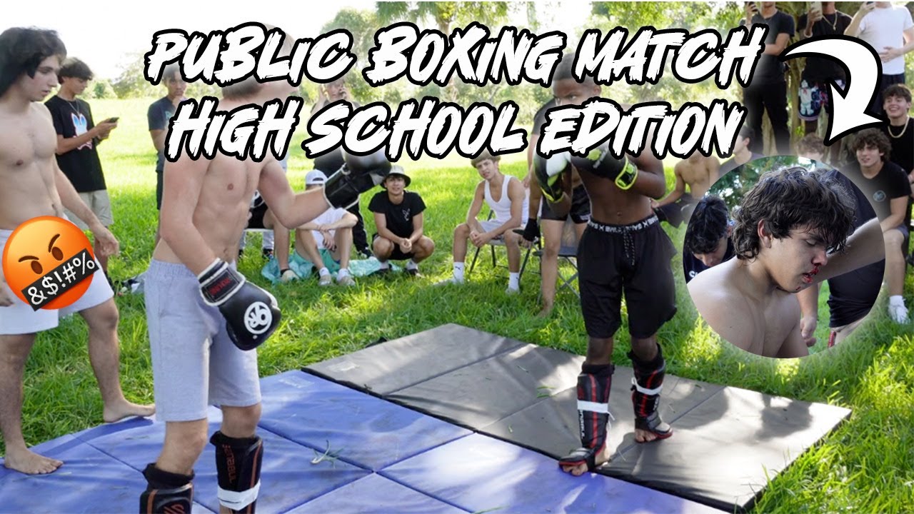PUBLIC BOXING MATCH (HIGHSCHOOL EDITION)🥊 - YouTube