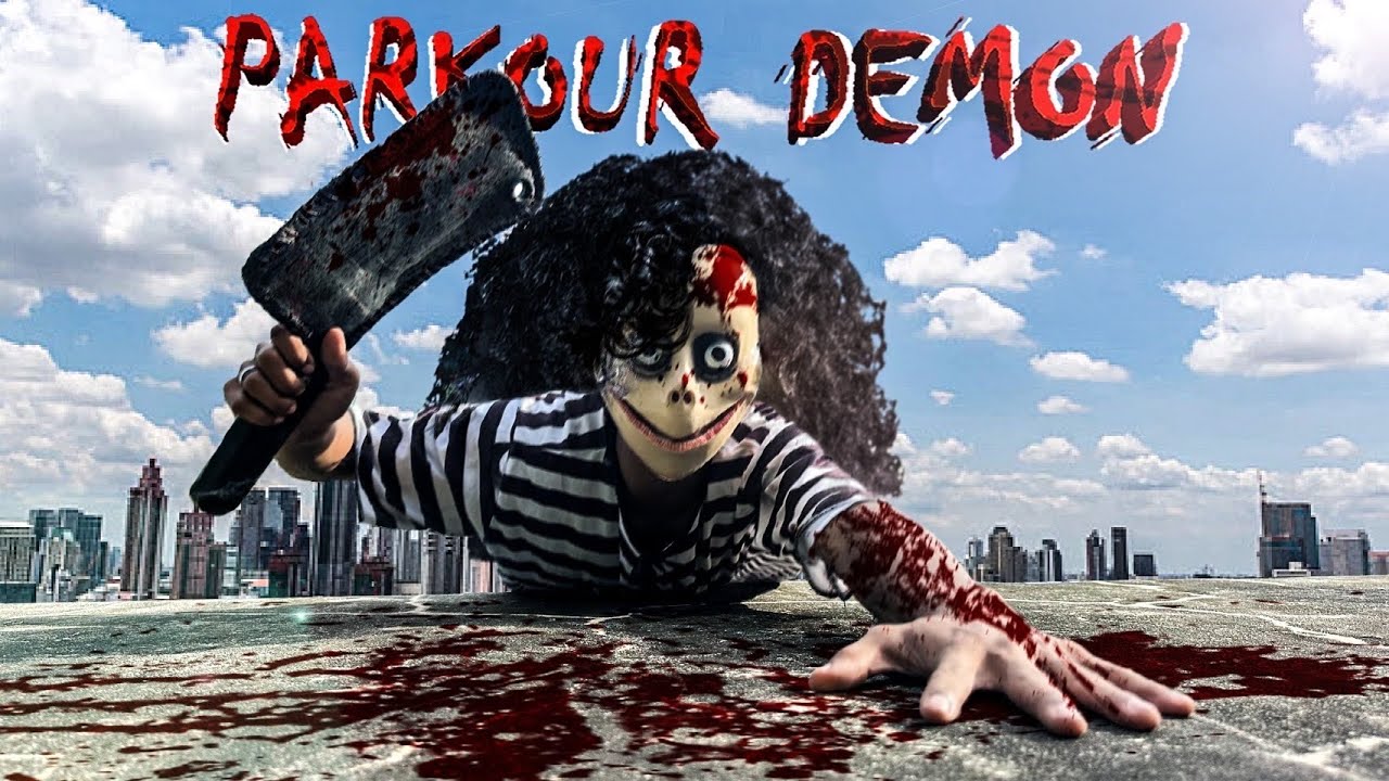 DEMON IS CHASING ME 😱 | Horror short movie PARKOUR POV - YouTube