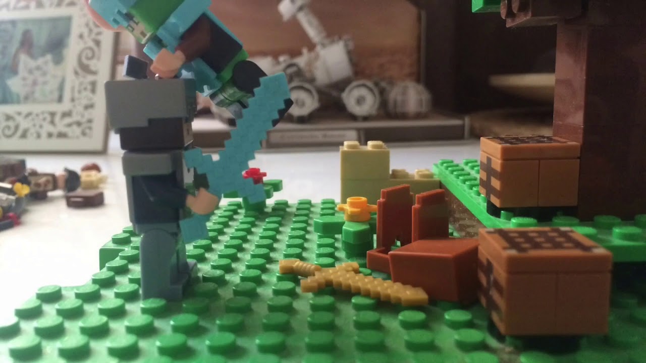 LEGO Minecraft “pvp” - YouTube