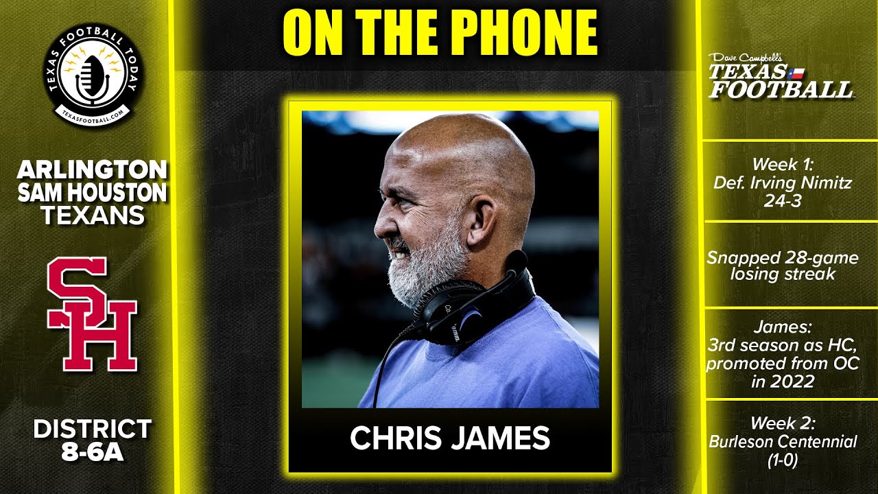 TFT: Arlington Sam Houston Coach Chris James - YouTube