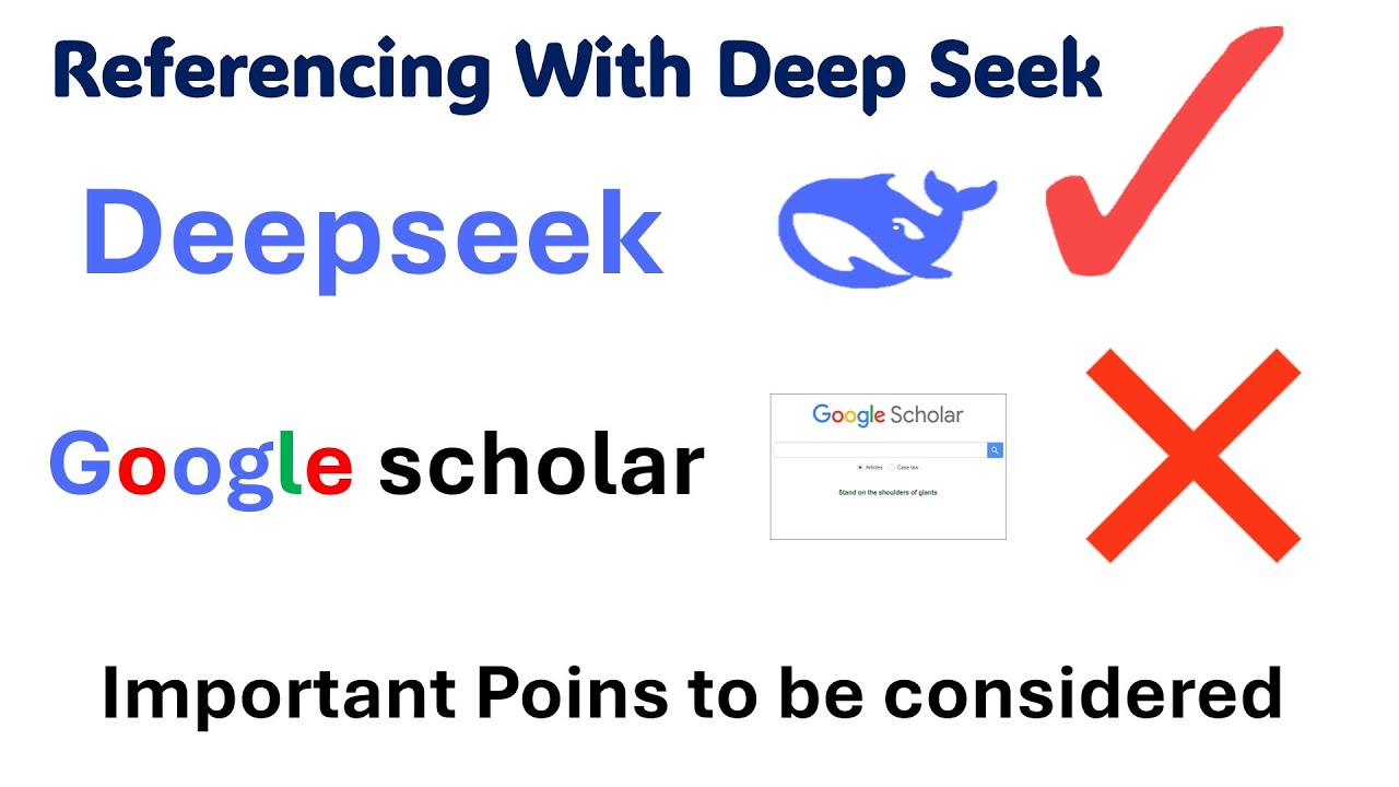 How to use Deepseek for referencing style: Important Points to Consider ...