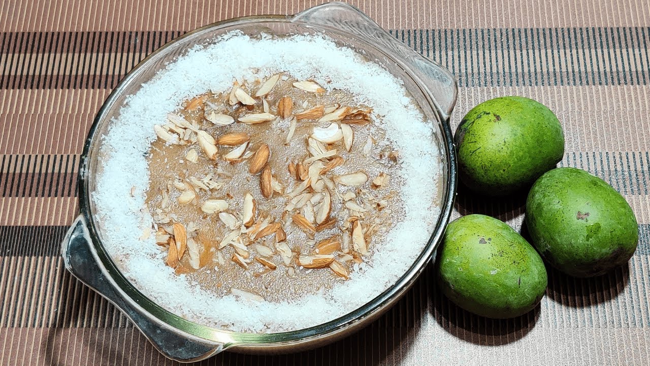 Gulamba/ Lapsi Recipe। Raw Mango Pudding । आम का गुलम्बा/ लपसी रेसिपी ...