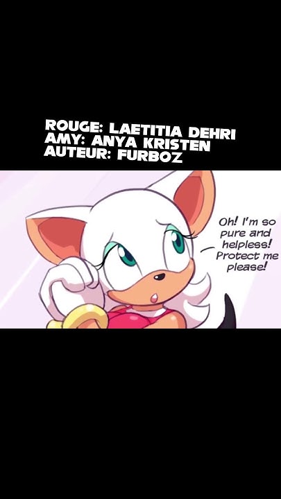 🇫🇷 Comic Dub Français Comicdub Sonic Rougethebat Amyrose Youtube