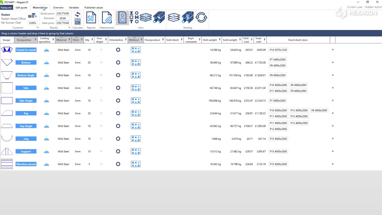 Radquote | RADAN 2022.0 - YouTube