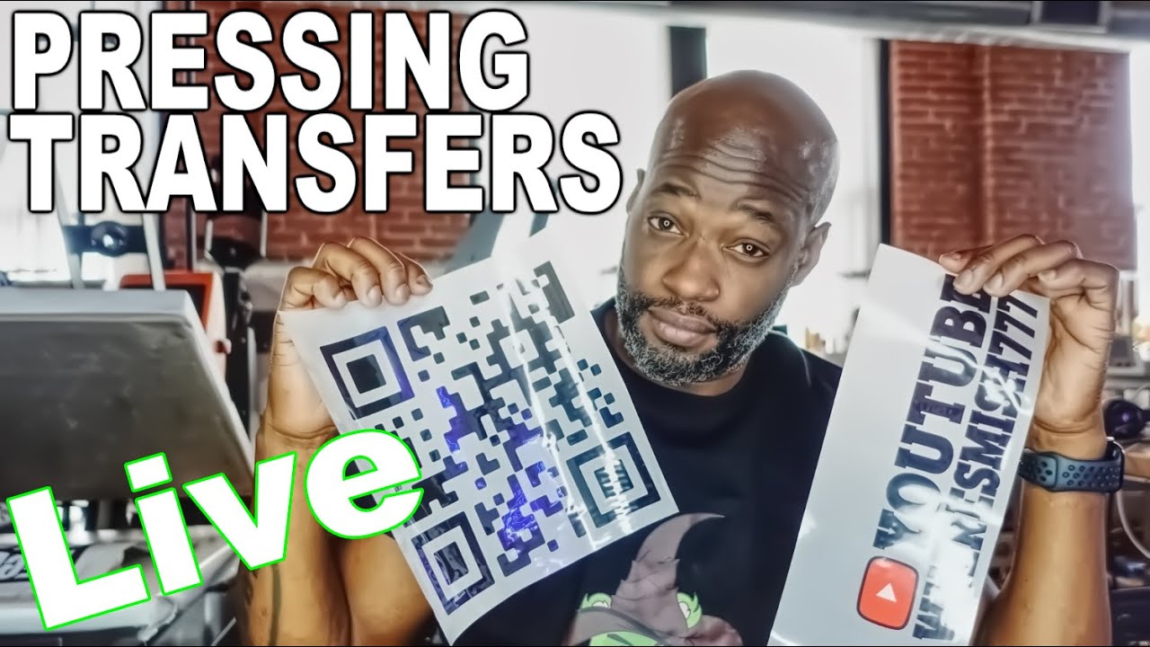 How to set up a workflow to be efficient while pressing DTF Transfers - YouTube